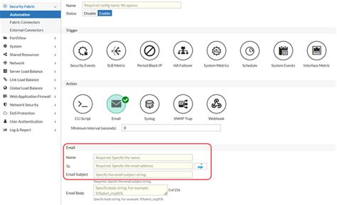 Technical Tip Alert Email From Missing Field Fortinet Community