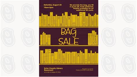 082325 Friends Of The Ector County Library Basement Bag Sale