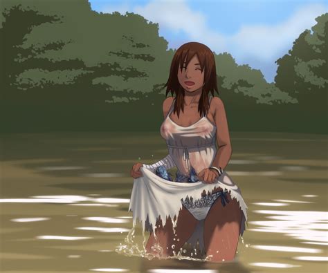 Rule 34 1girls Areolae Bandage Bandages Bracelet Breasts Brown Hair