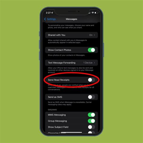 how to turn off read receipts for any or all iphone contacts trusted
