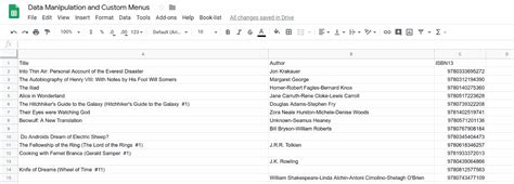 Fundamentals Of Apps Script With Google Sheets Working With Data Google Developers