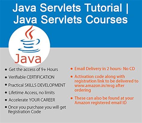 Java Servlets Tutorial Java Servlets Courses Amazon In Software
