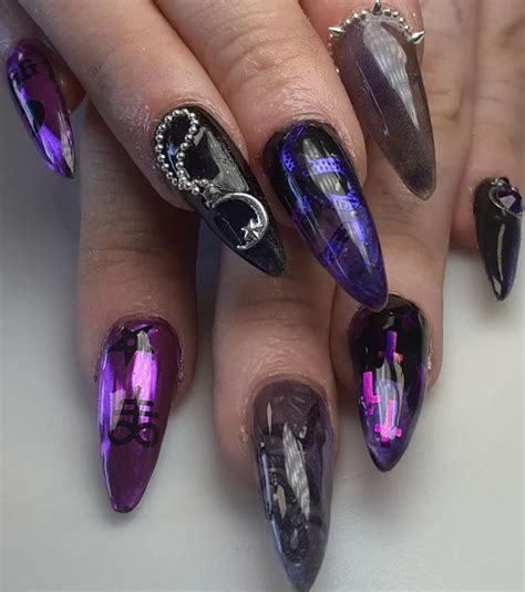 Stunning Black And Purple Nail Designs To Inspire Your Next Manicure