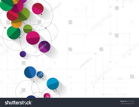 Vector Technology Concept Connected Lines Dots Stock Vector Royalty Free 527151523 Shutterstock