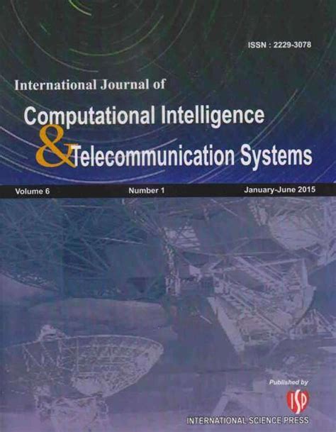 Buy International Journal Of Computational Intelligence And Telecommunication Systems