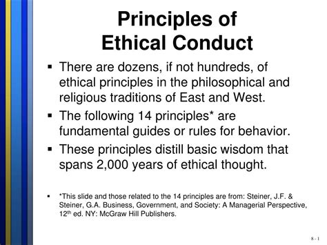 Ppt Principles Of Ethical Conduct Powerpoint Presentation Free Download Id 4144258