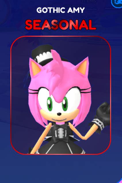 Gothic Amy Sonic Speed Simulator Wiki Fandom