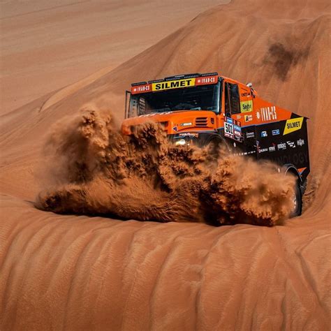 Dakar Rally Truck Racing In The Desert