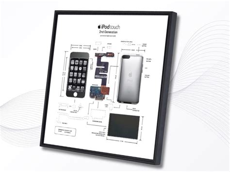 Ipod Touch 2nd Gen Teardown Template Diy Disassembly Art Digital