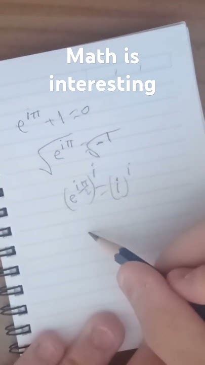 E Iπ 1 0 Maths Mathematics Calculus Eulertheorem Youtube