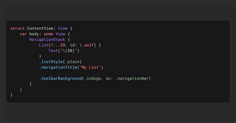 Customize Navigation Bar Background