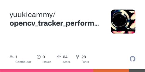 Github Yuukicammyopencvtrackerperformancetest