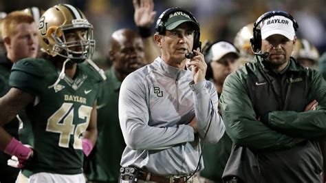 Baylor Demotes Starr Fires Coach Amid Sex Assaults Scandal