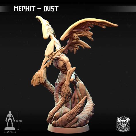 3d Printable Mephit Dust By Dungeon Dog