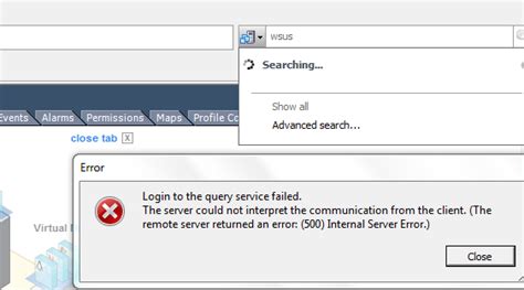 Techies Sphere Login To The Query Service Failed VMware VSphere 6 0