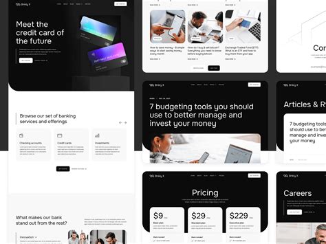 bank and fintech webflow template and ui kit bnkly x brix templates