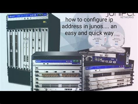 How To Configure Set IP Address To Interface In Junos Router Switch Firewall YouTube