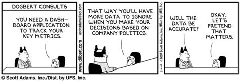 Dilbert Lets Pretend Business Intelligence Big Data Technologies Marketing Humor