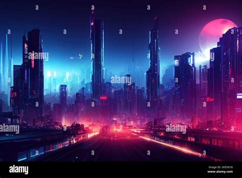 Cyberpunk Skyline