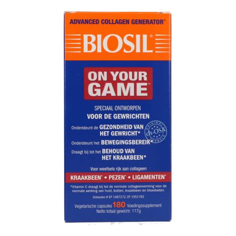 Biosil On Your Game 180 Capsules Pharmamarket