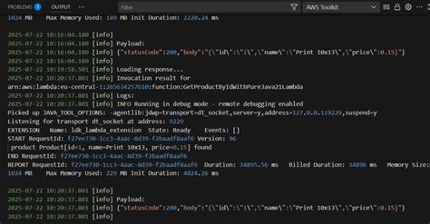 Remote Debugging For Aws Lambda Java Runtime Dev Community
