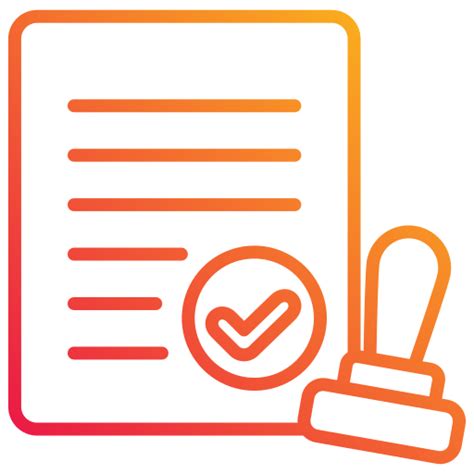 Validation Generic Gradient Outline Icon