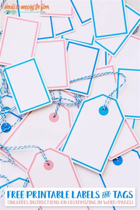 Personalize And Organize With Free Custom Labels Cute Tag Free Label