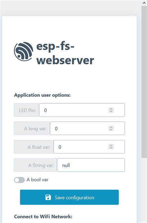 ESP Library Fully Interactive Webserver That Encapsulates The Html