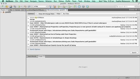Netbeans Version Control Feature With Mercurial Support