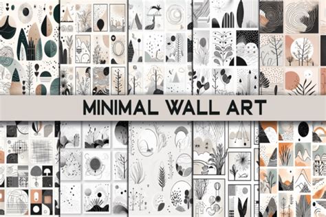 Wall Art Minimal Poster Graphic By Printable Design · Creative Fabrica