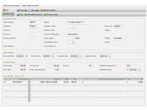 sage 100 accounts integration sage line 500 pos integration