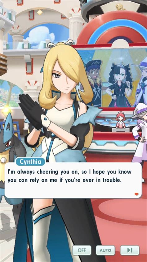 Pokemon Cynthia Pokemon Trainer Anime Chibi Fangirl Silly Nintendo Champion Temporary Junk