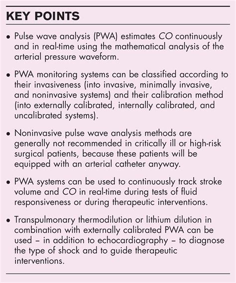 Pulse Wave Analysis Basic Concepts And Clinical Application