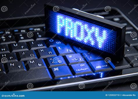 PROXY Server Cyber Security Stock Photo Image Of Smart Private 125933710