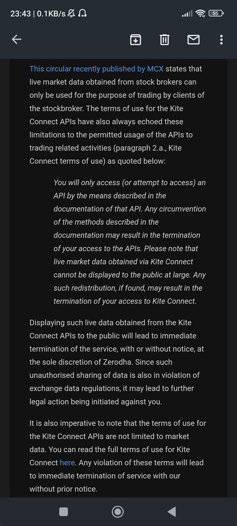 Clarification Of Mail Received From Zerodha General Trading Qanda By Zerodha All Your
