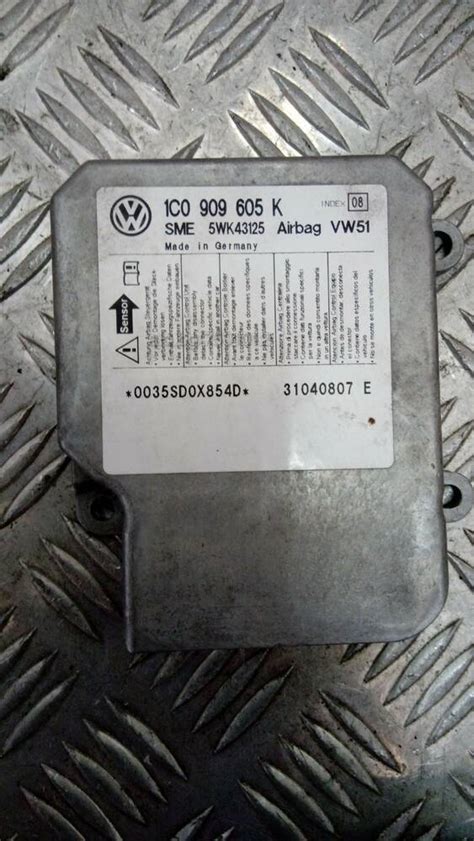Модул Airbag Vw Polo 1 4tdi 2006г Ел авточасти Резервни части консумативи аксесоари