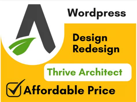 Thrive Architect Builder Expert Thrive Architect Designer Upwork