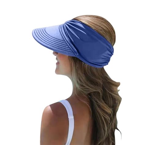 Nokio Womens Sun Visor Hat Wide Brim Summer Sun Hats Upf 50 Uv