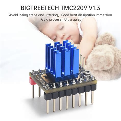 mua bigtreetech 6pcs tmc2209 v1 3 stepper motor driver 2 8a uart ultra