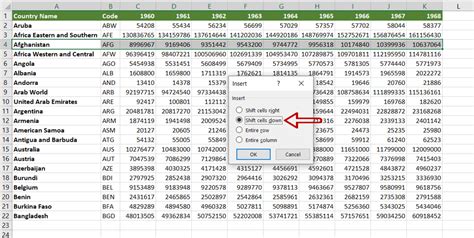 How To Shift A Row Down In Excel SpreadCheaters
