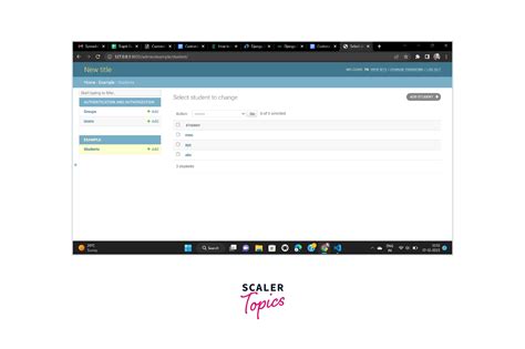 Customizations In Django Scaler Topics