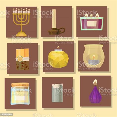 축 빛나는 종교 촛불 생일 전통적인 장식 로맨스 밤 밝은 Flam 개체 벡터 일러스트 레이 션을 굽기 공휴일에 대한 스톡 벡터 아트 및 기타 이미지 Istock