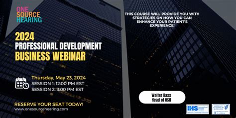One Source Hearing On Linkedin Reserve Your Spot Today Join Us Next