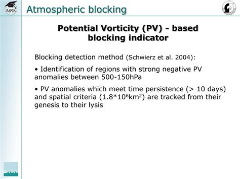 Ppt Extreme Events And Euro Atlantic Atmospheric Blocking In Present And Future Climate