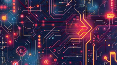 Abstract Data Flow Patterns Dynamic Digital Visualization Of