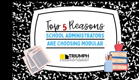 Top 5 Reasons School Administrators Choose Modular Classrooms Triumph