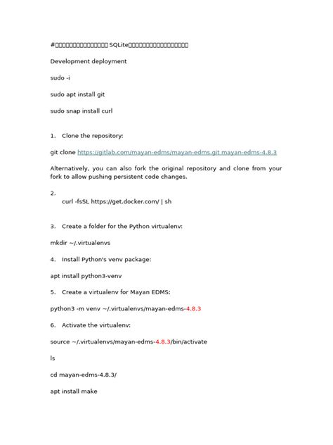Mayan Edms Development Install Pdf