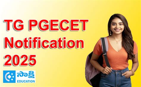 Tg Pgecet 2025 Notification Check Important Dates Sakshi Education