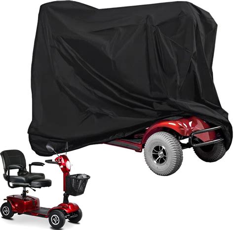 Nomiou Mobility Scooter Cover Heavy Duty Black Protects