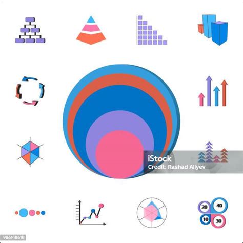 거품 차트 아이콘입니다 차트 및 Diagramms 아이콘의 자세한 설정 합니다 프리미엄 품질 그래픽 디자인 부호입니다 웹사이트 웹 디자인 모바일 응용 프로그램 모음 아이콘